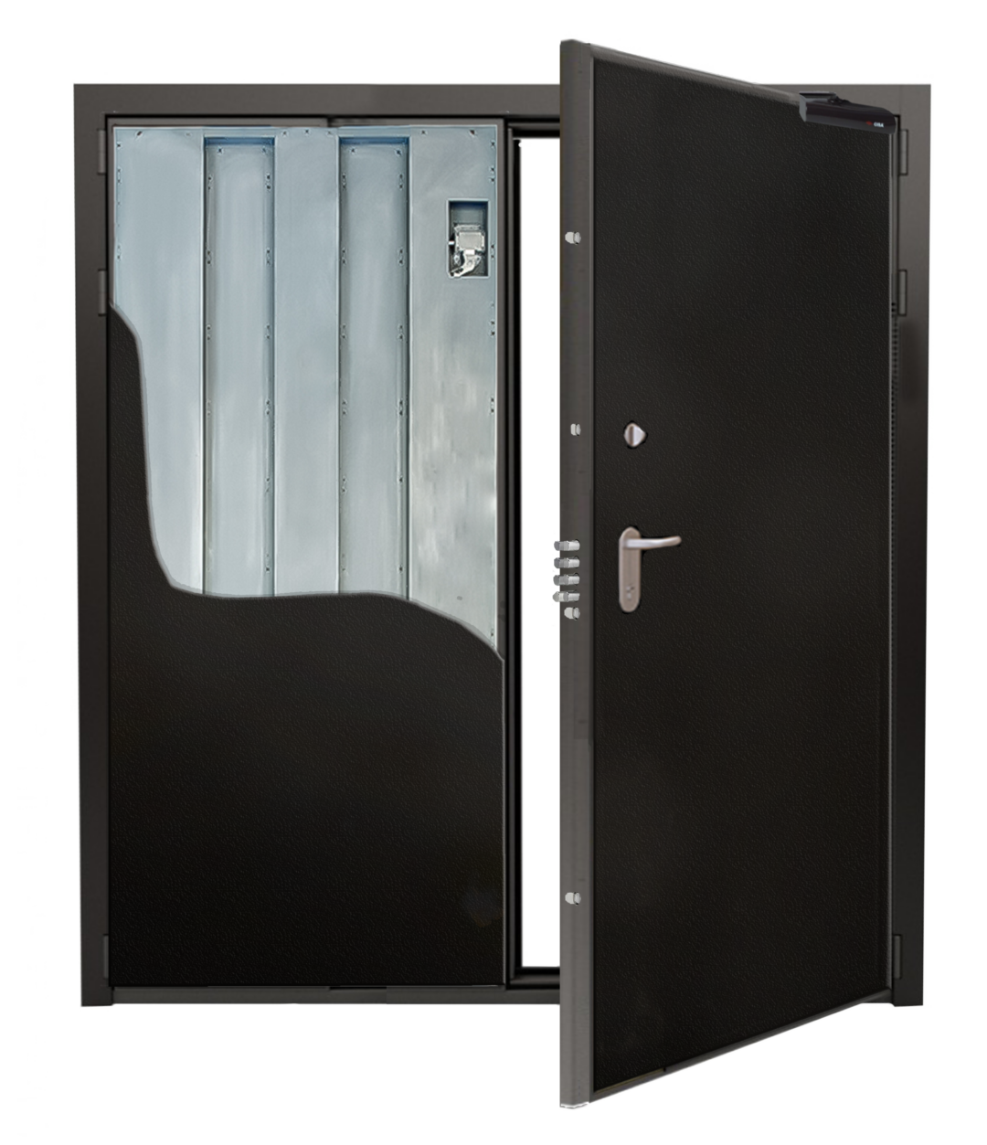 CBX-60 Double Security Door | Bulletproof, Fireproof, Anti-Burglary