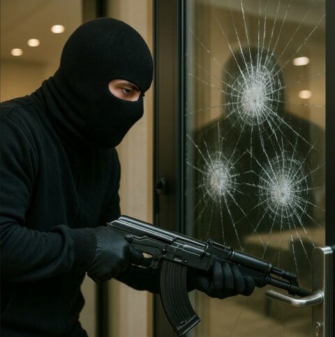 Bulletproof Glass Doors / Ballistic Door - CBX Armoured Buildings